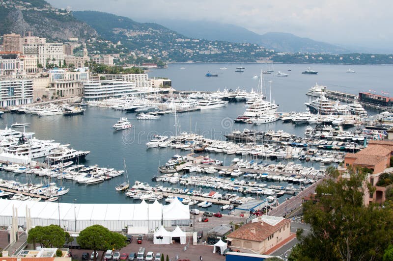 Port of Monaco stock photo. Image of pier, formula, french - 45106878