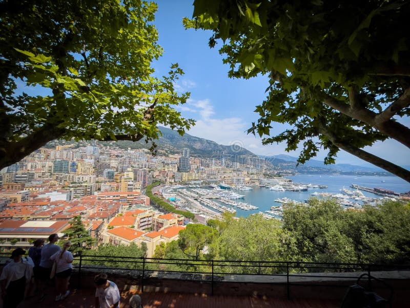 The Port of Monaco in Summer with Many Yachts Editorial Stock Photo ...