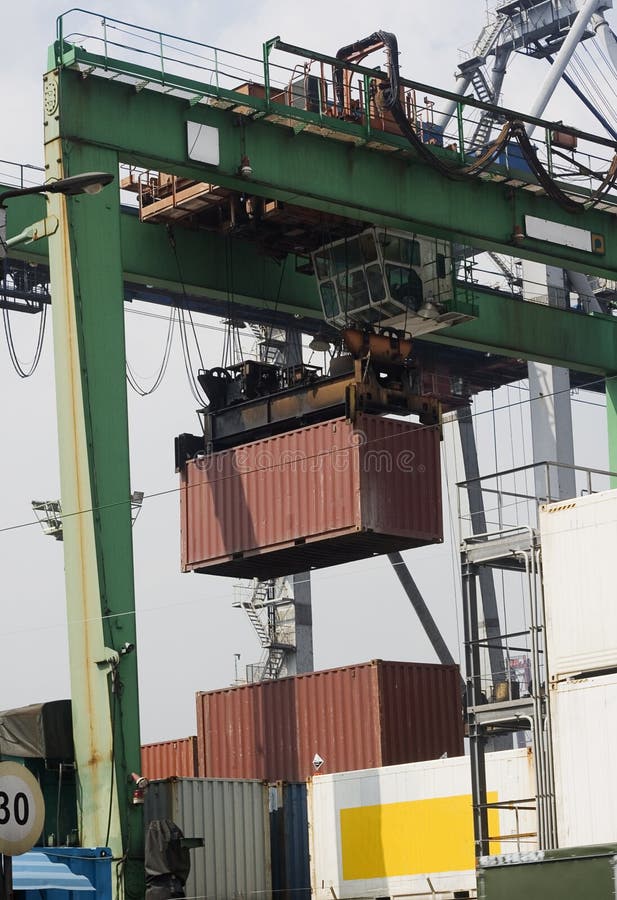 Heavy lifting crane stock image. Image of maritime, cargo - 15938267