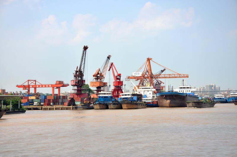 Nanjing Yangtze River Bridge, China Stock Image - Image of china, river ...