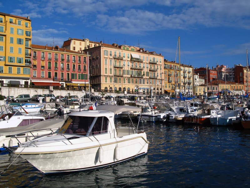 Port of Nice, France stock image. Image of dock, travel - 2507717