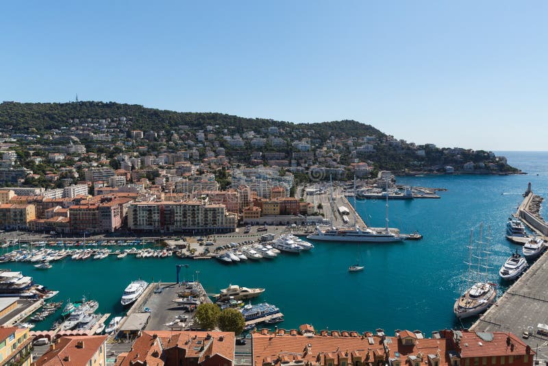 The port of Nice in France stock image. Image of french - 93742191