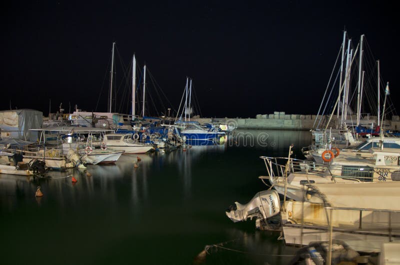 Port at night stock photo. Image of maritime, port, harbour - 23998