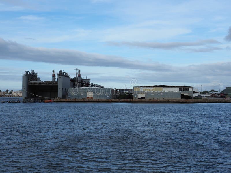 The port of Norfolk editorial stock photo. Image of international ...