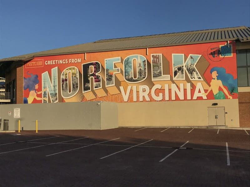 Norfolk Virginia in the Usa Editorial Stock Image - Image of skyline ...