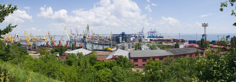 Port of Odessa editorial stock image. Image of industry - 75425479