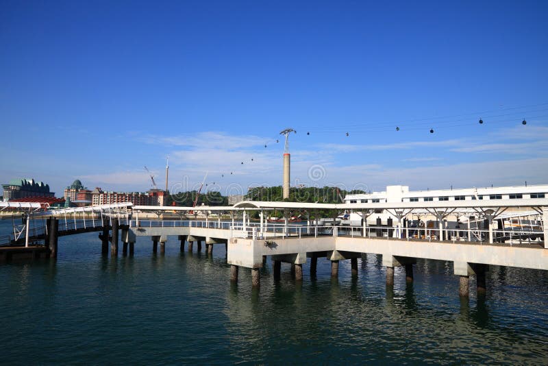Port path walk stock image. Image of pier, marina, port - 20808565