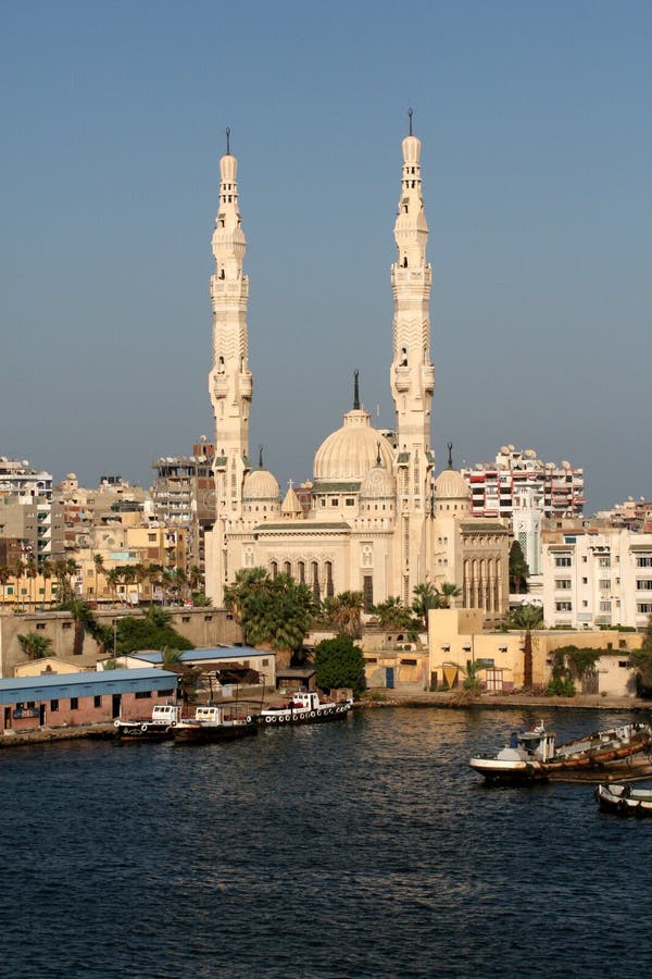 Port Said stock image. Image of africa, port, coast, pray - 8178127