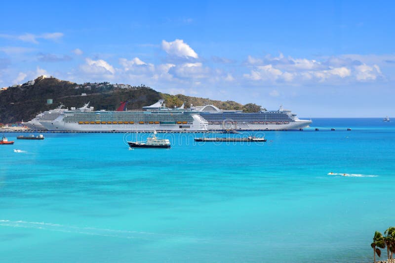 Port in Saint Martin stock image. Image of exotic, beautiful - 12364233
