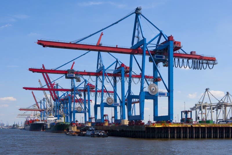Port of shipment stock image. Image of export, cranes - 21543345