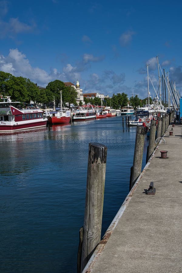 Harbor of warnemuende editorial photo. Image of regatta - 271613156