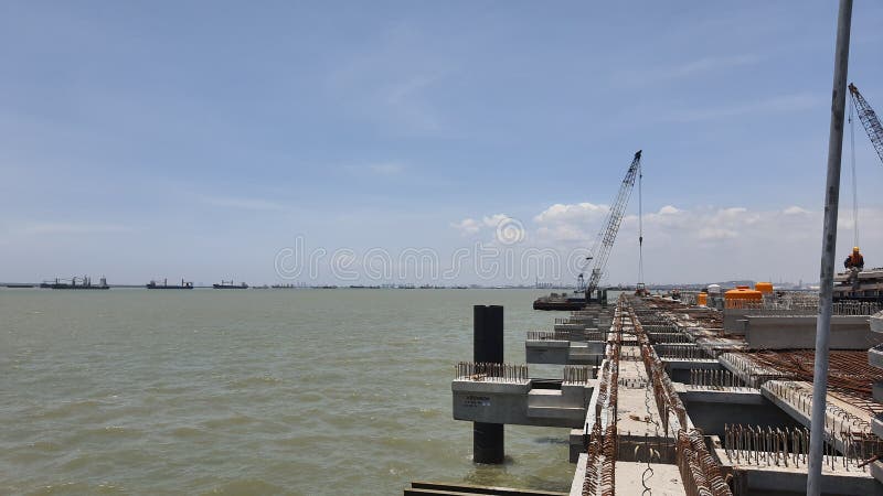 Port Side in Under Construction Stock Image - Image of side, port ...