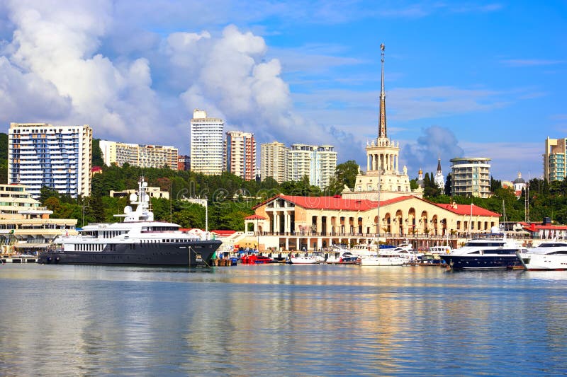 Port of Sochi, Russia editorial image. Image of sochi - 85204860