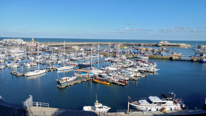 Port editorial image. Image of ocean, england, boats - 93940560