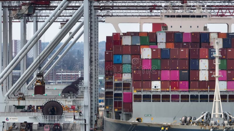 Port of Southampton - January 2023 - Container Ship Loading Unloading ...