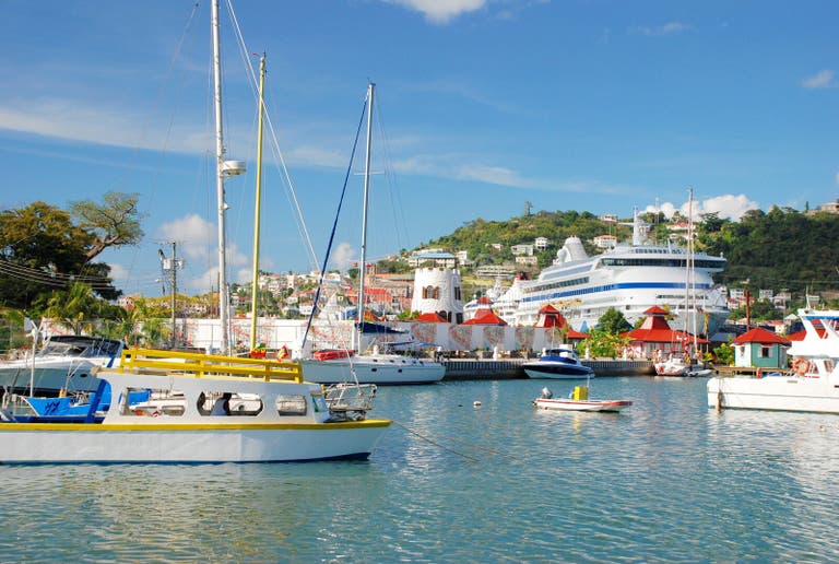 The Port of St. George S, Grenada Editorial Photo - Image of holiday ...
