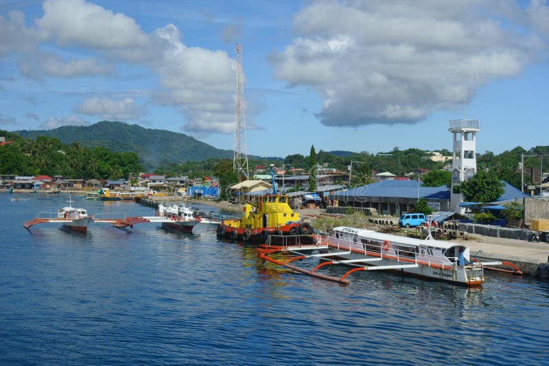 Port of Surigao editorial image. Image of transportation - 96638375