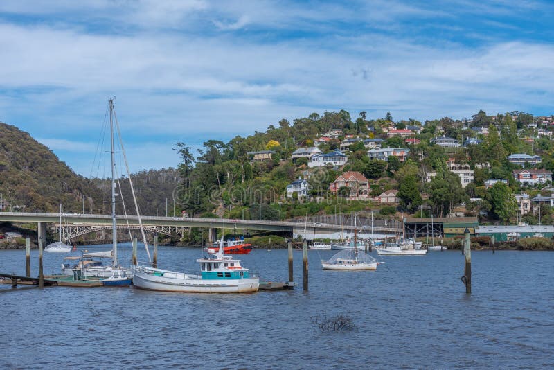 Port at Tamar River in Launceston, Australia Editorial Image - Image of ...