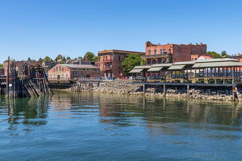 Port Townsend Washington State Old Town and Marina Stock Photo - Image ...