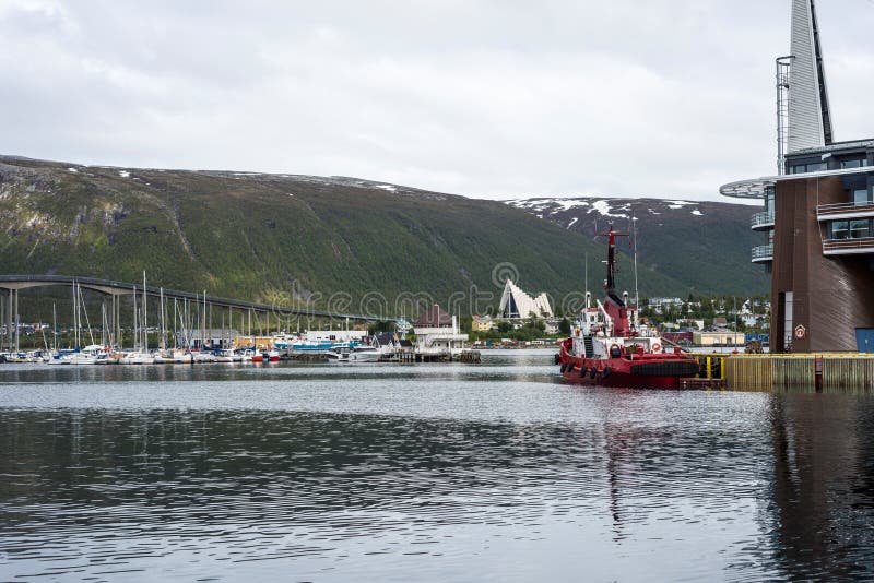Port of Tromso, Norway stock photo. Image of holidays - 152931568