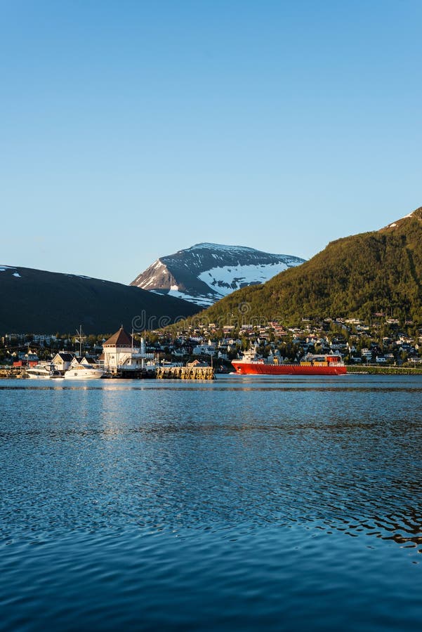 Port of Tromso, Norway stock photo. Image of europe, european - 54276464