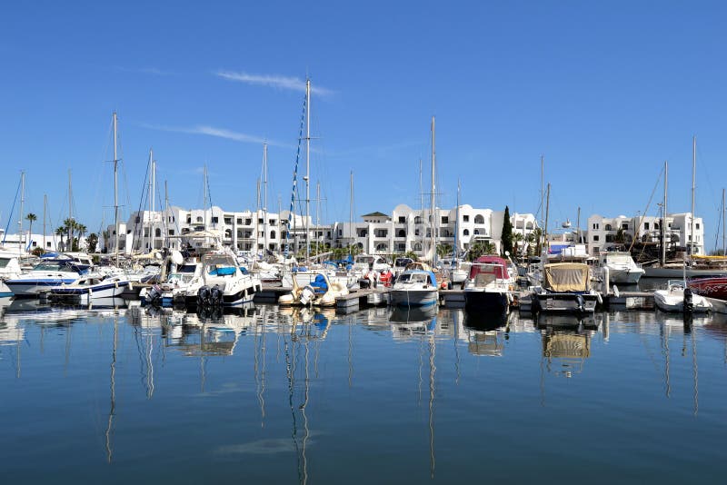 Port in Tunis editorial stock photo. Image of blue, africa - 65257303