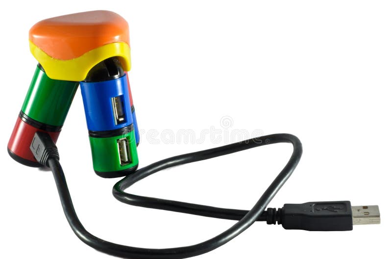 Port usb hub stock image. Image of digital, cable, connection - 57816111