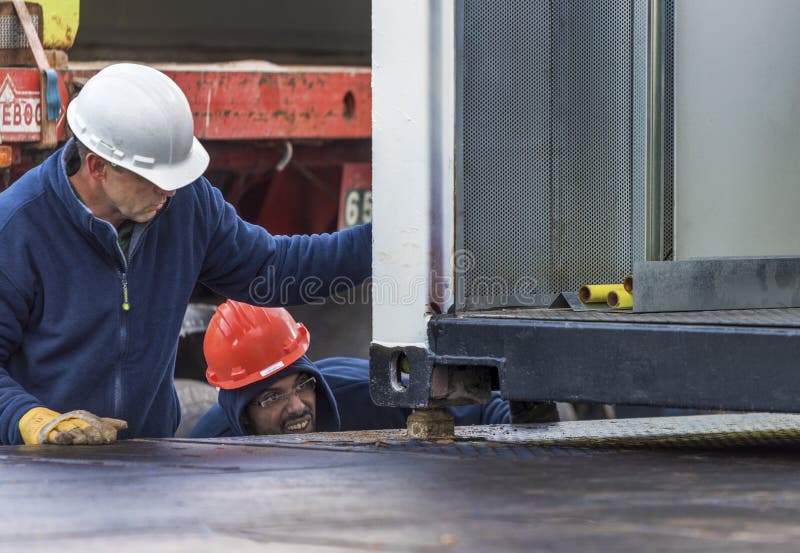Loading works at the port editorial image. Image of industrial - 129358440