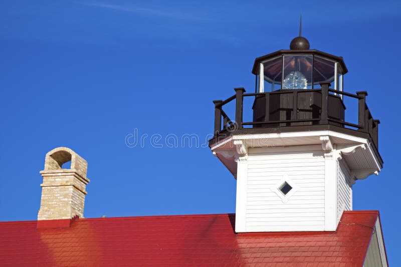 Port Washington Lighthouse stock image. Image of blue - 13303167
