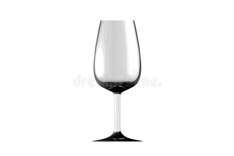3D Illustration of Port Wine Glass Isolated on White Side View ...