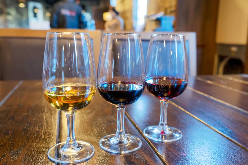Port wine testing stock image. Image of gastronomy, glasses - 333724657