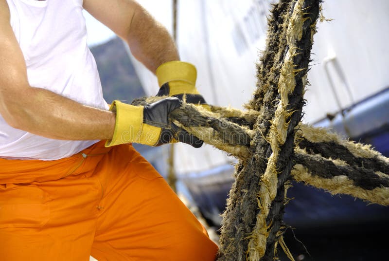 Port worker 5 stock photo. Image of twine, port, communications - 1258484