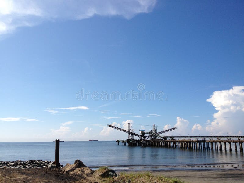 Port working in coal mine stock image. Image of port - 252157567