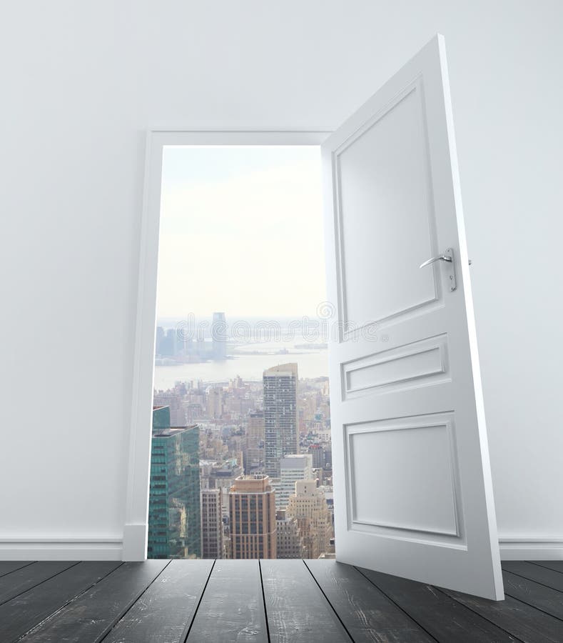 Porta aperta immagine stock. Immagine di libertà, risaia - 12387939