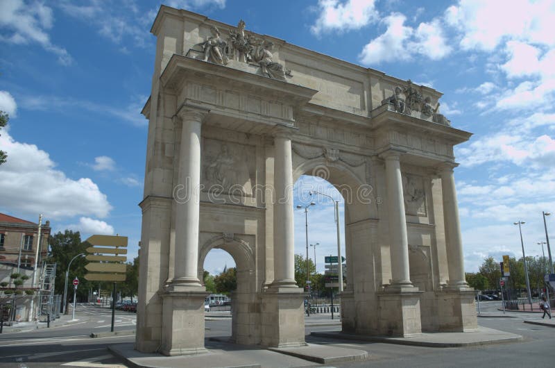 Porte Sainte Catherine Em Nancy Foto de Stock - Imagem de cidade ...