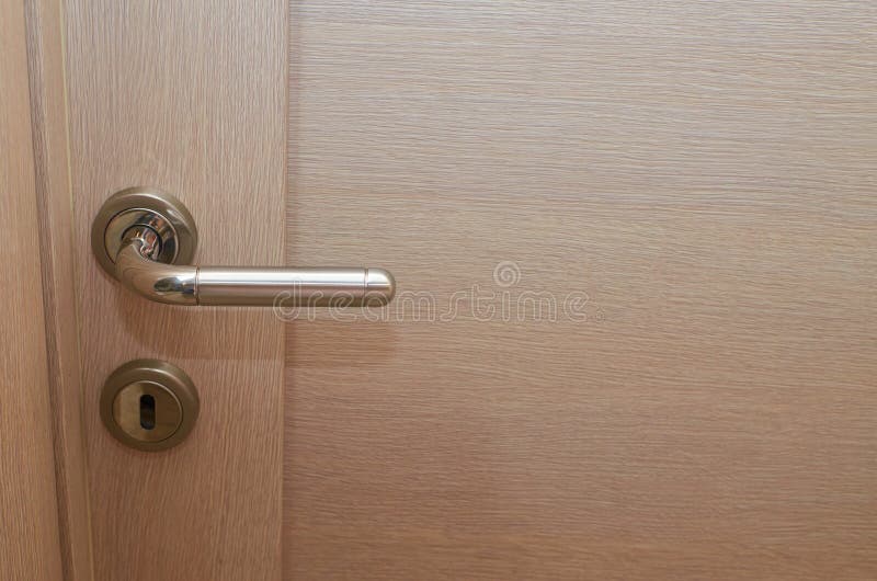 Porta Modernamente Projetada Foto de Stock - Imagem de entre, textura ...