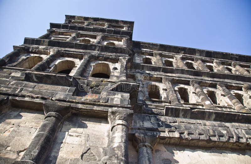 The Porta Nigra (Black Gate) in Trier, Germany Stock Image - Image of ...