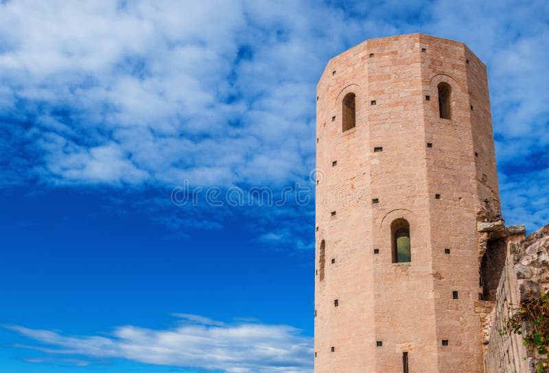Porta Venere in Spello stock image. Image of gate, dodecagon - 259165431