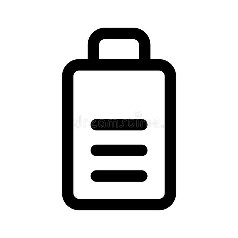 Portable Battery Storage, Battery Cell Icon Design Stock Vector ...