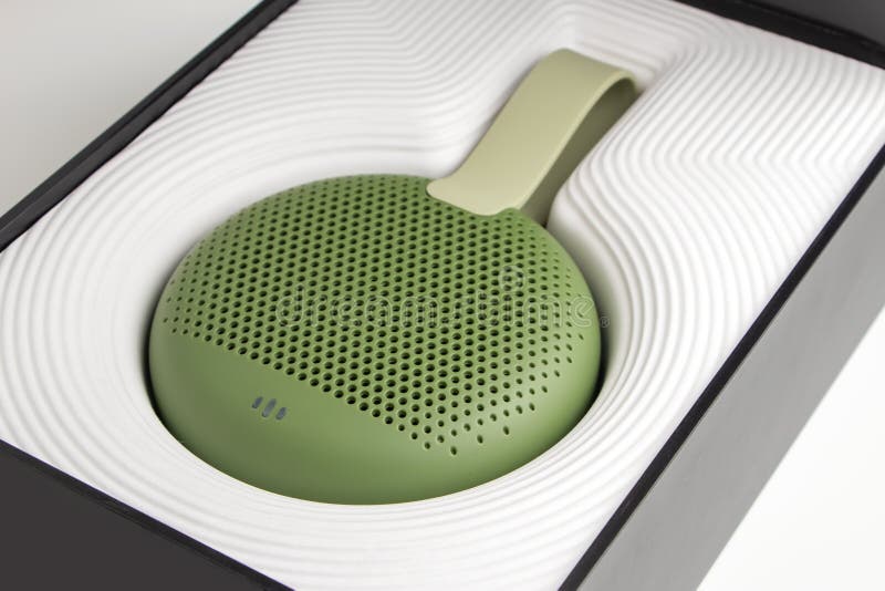 Portable Bluetooth Speaker in Box Stock Image - Image of equipment ...