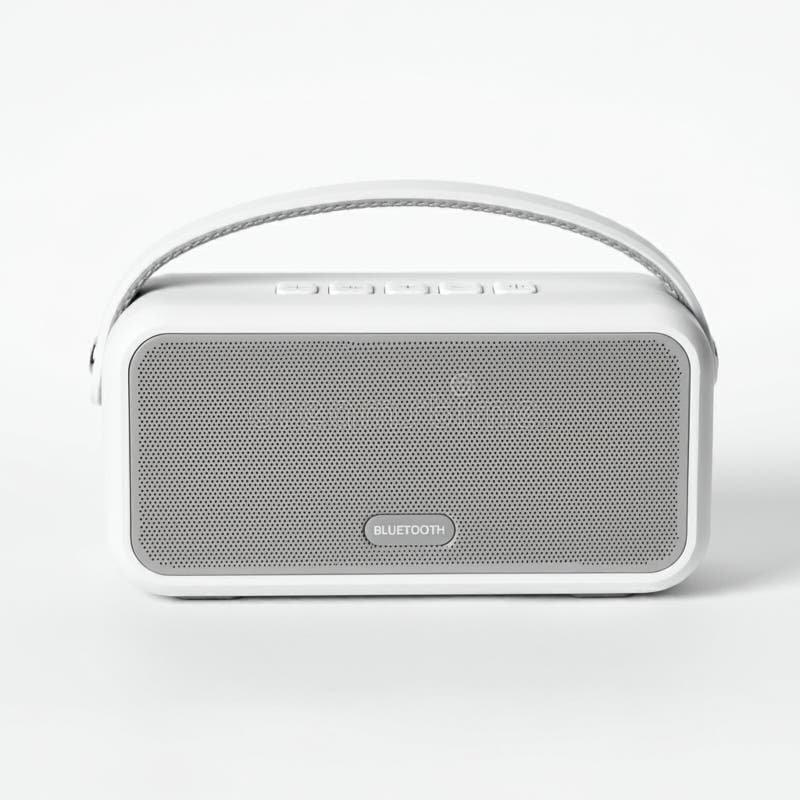 Portable Bluetooth Speaker with a Sleek, Rectangular Design. it ...