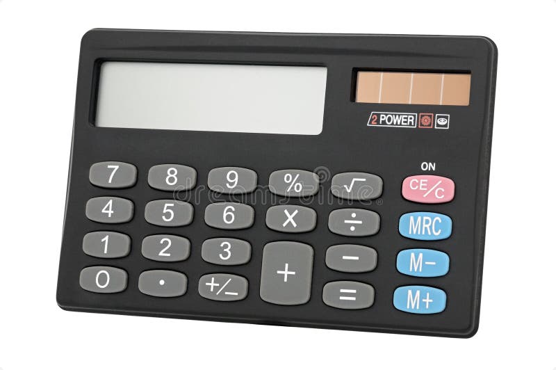 Portable calculator stock image. Image of calculator - 17341489