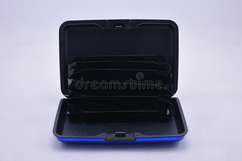 Portable Calling Card File Case with RFID Protection Stock Image ...