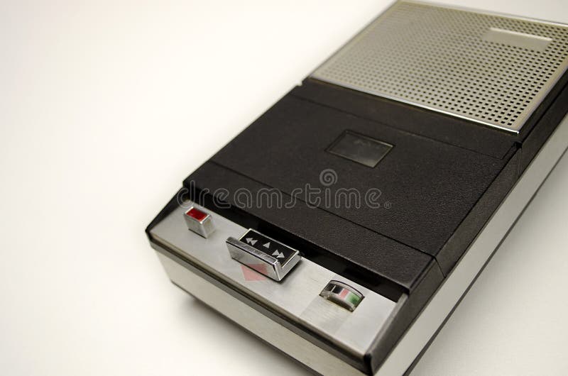 Portable Compact Cassette Player Recorder Stock Photo - Image of ...