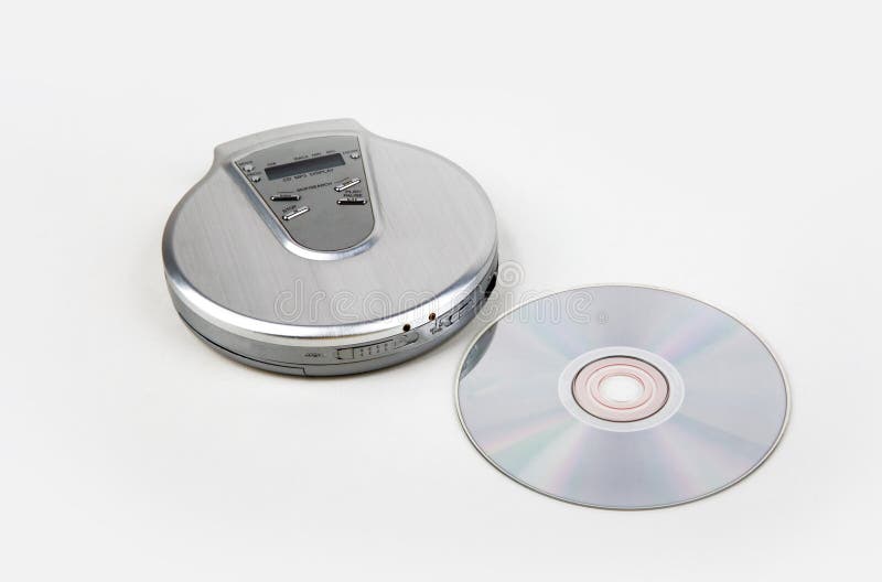 Portable Compact Disk Player Stock Image - Image of play, vintage ...