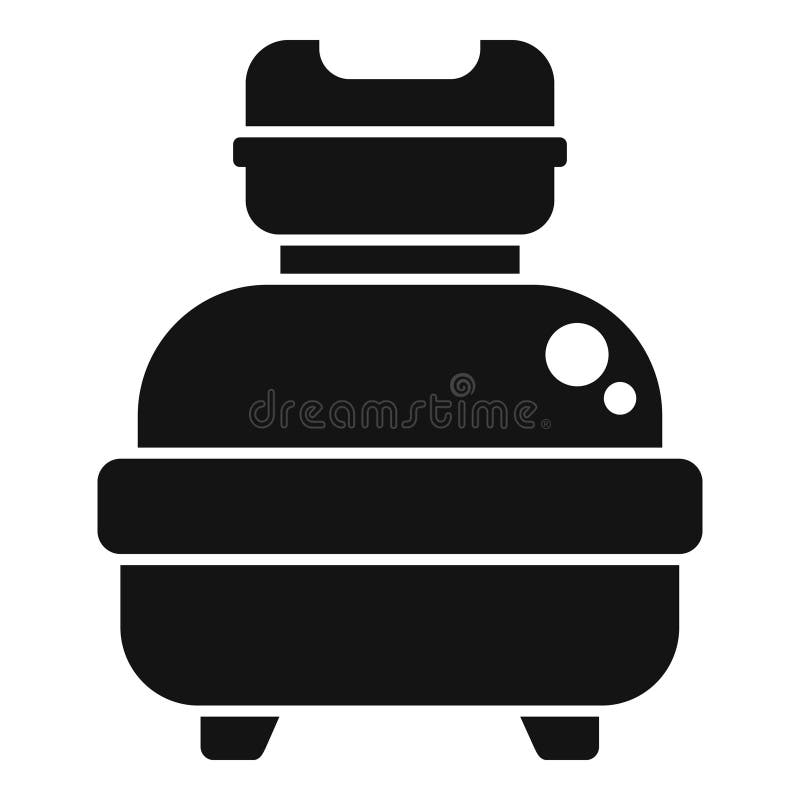 Portable Compressor Icon Simple Vector. Air Machine Stock Illustration ...
