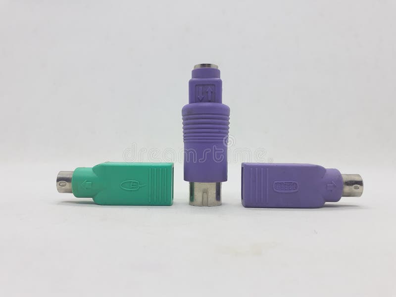 Old Computer Connector and Cable Stock Photo - Image of plug, plastic ...
