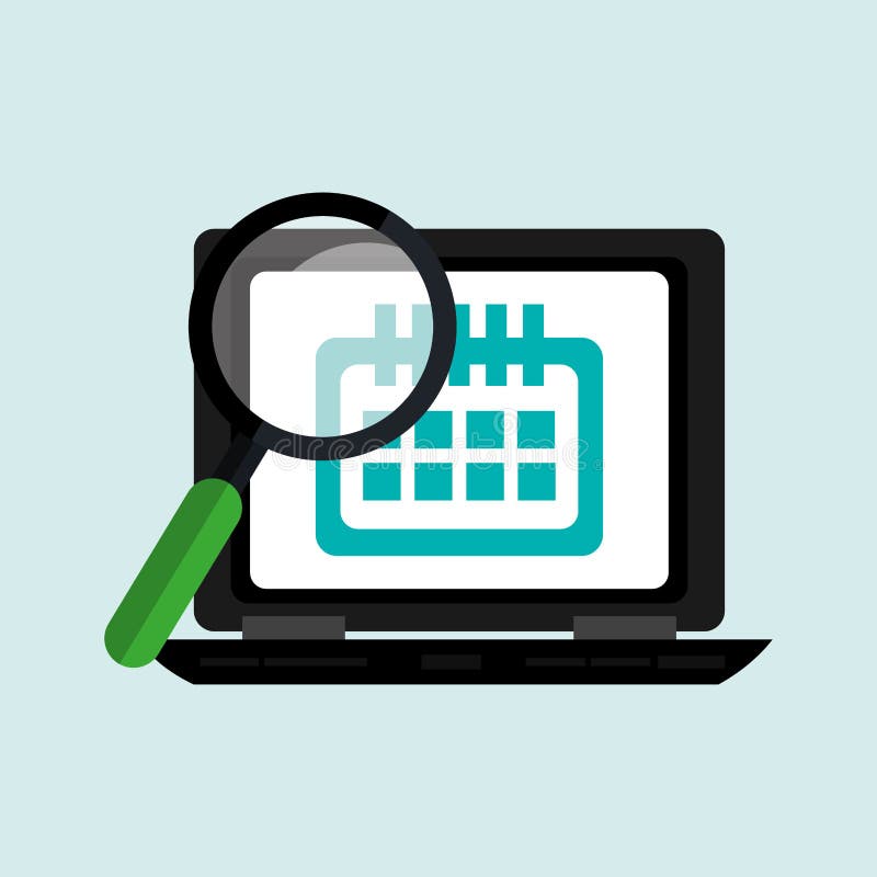 Portable computer design stock illustration. Illustration of view ...