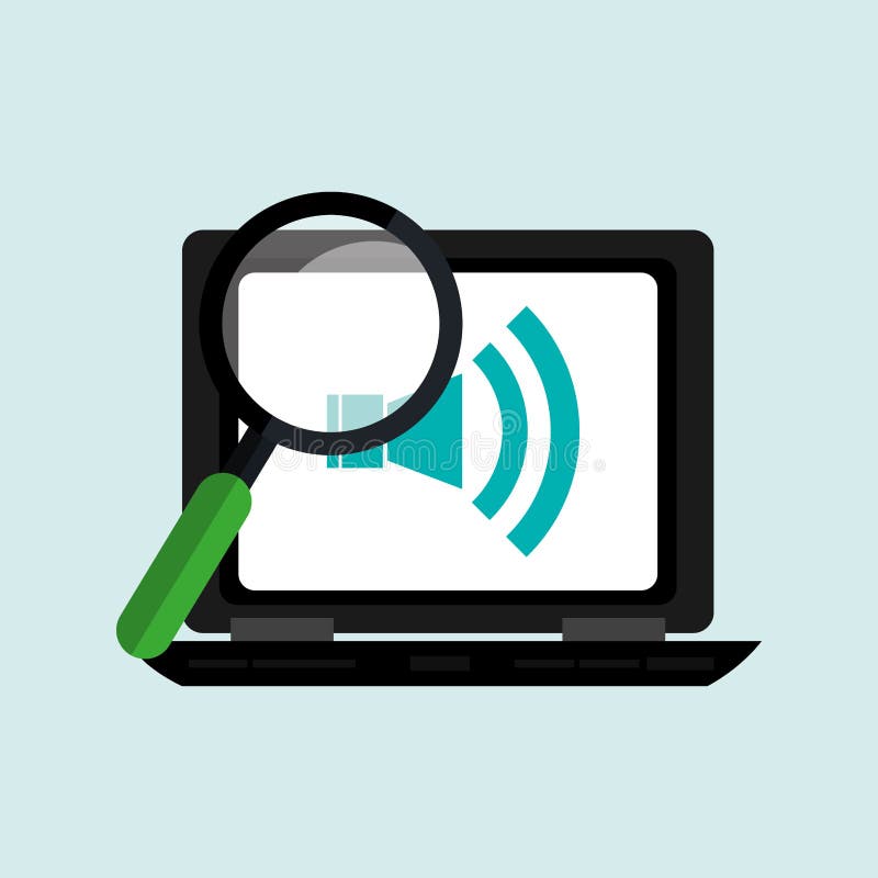 Portable computer design stock illustration. Illustration of technology ...