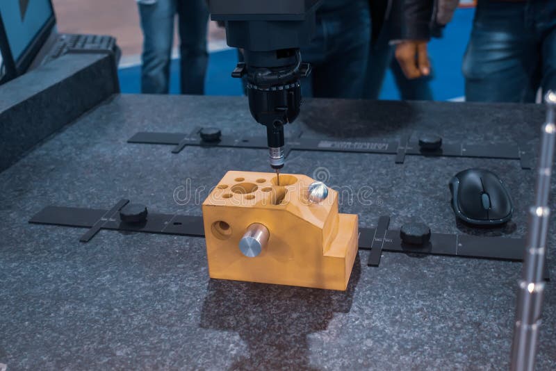 Portable Coordinate Measuring Machine 3D CNC Automatic Stock Image ...